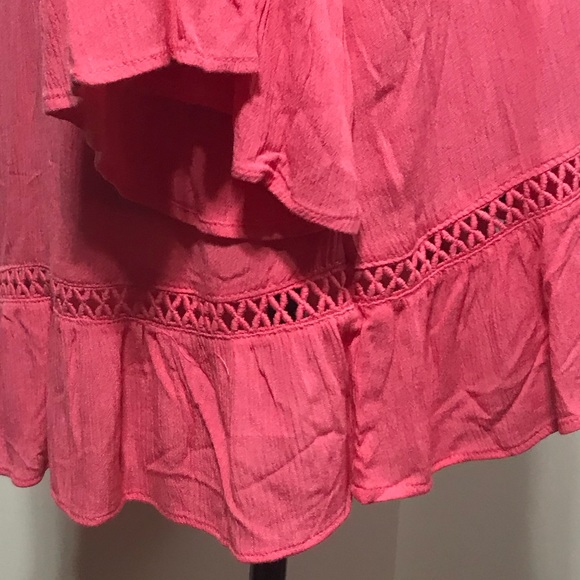 Hannah | Tops | Hannah Salmon Pink Bell Sleeve Peasant Top Xl | Poshmark